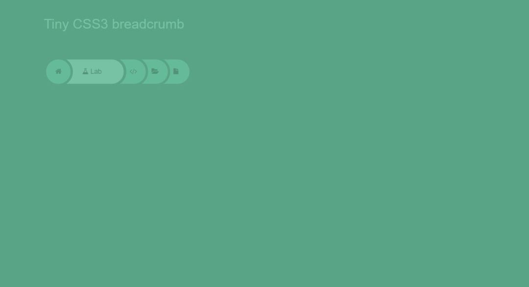 20+ Breadcrumb CSS Examples Code Snippet - OnAirCode