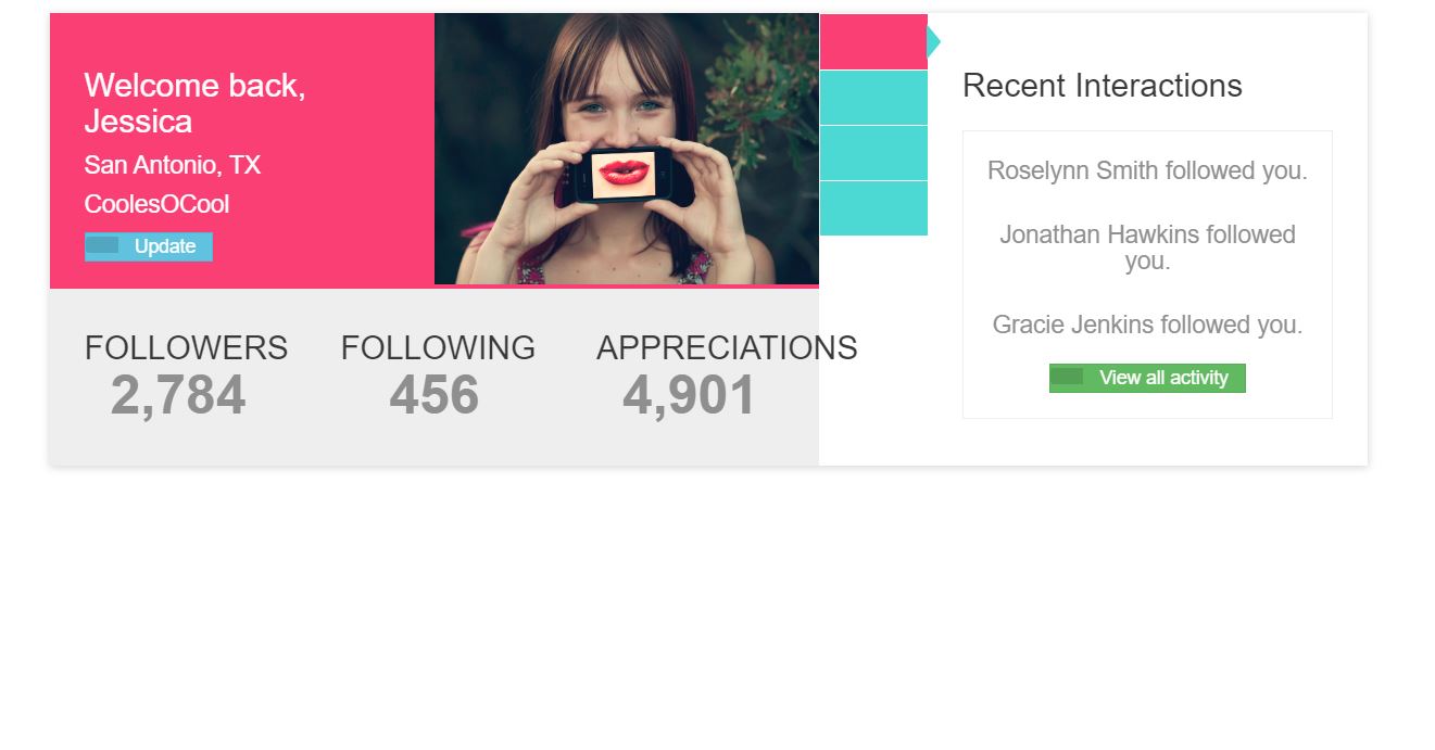 15+ Bootstrap User Profile Page Design Examples - OnAirCode