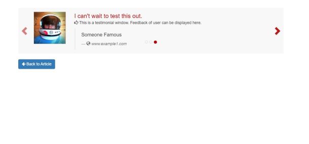 16+ Bootstrap Testimonial Slider Design Examples - OnAirCode