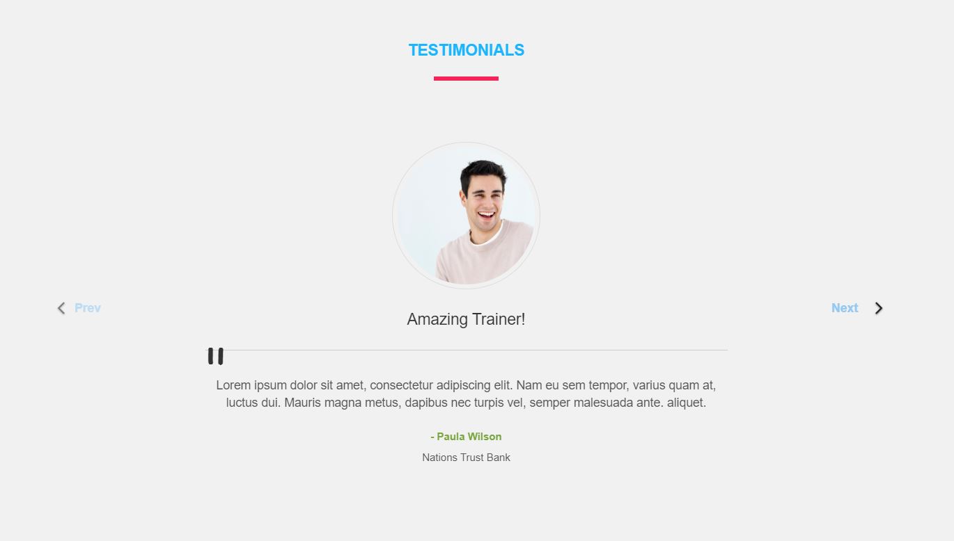 16 Bootstrap Testimonial Slider Design Examples Onaircode