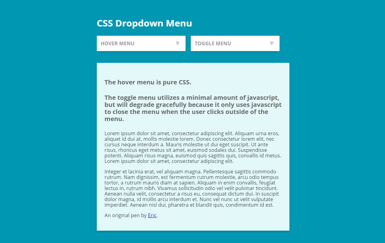 22+ JavaScript Toggle Menu Design Examples - OnAirCode