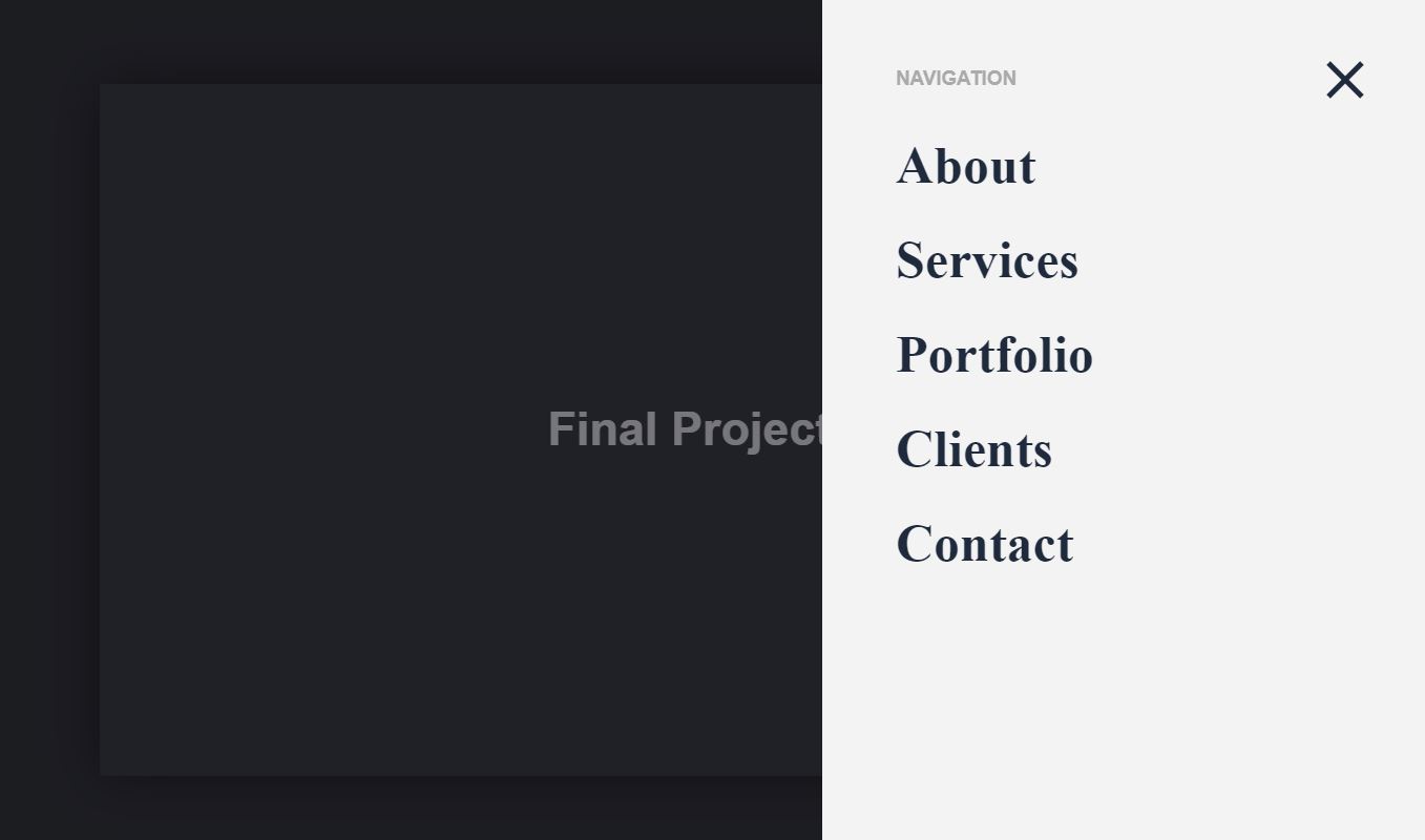 22+ JavaScript Off Canvas Menu Examples - OnAirCode