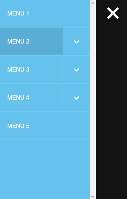 30+ JavaScript Mobile Navigation Menu Examples - OnAirCode