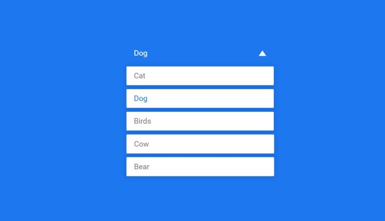 20+ JavaScript Dropdown Select Box Examples - OnAirCode