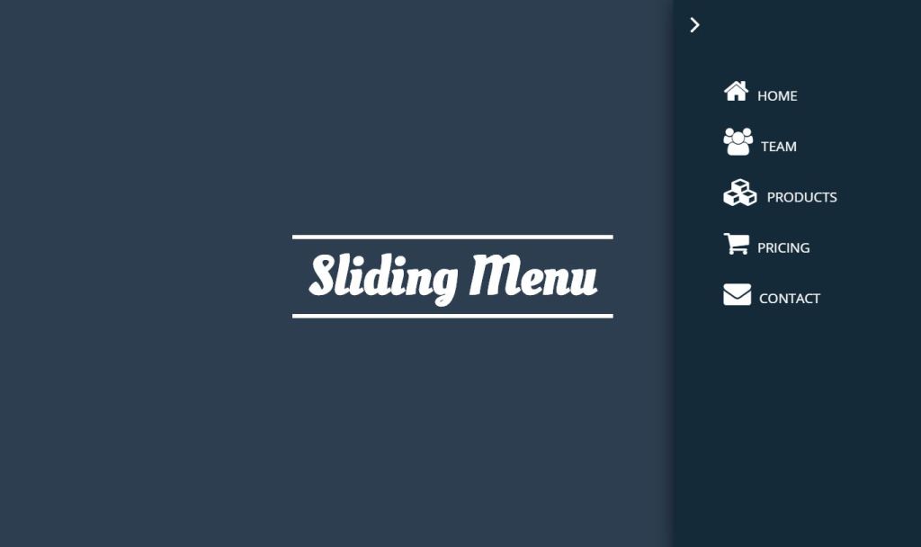 23 Javascript Sliding Slide Menu Examples Onaircode 3721