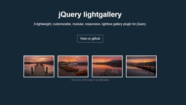 30+ JavaScript Image Gallery Examples - OnAirCode