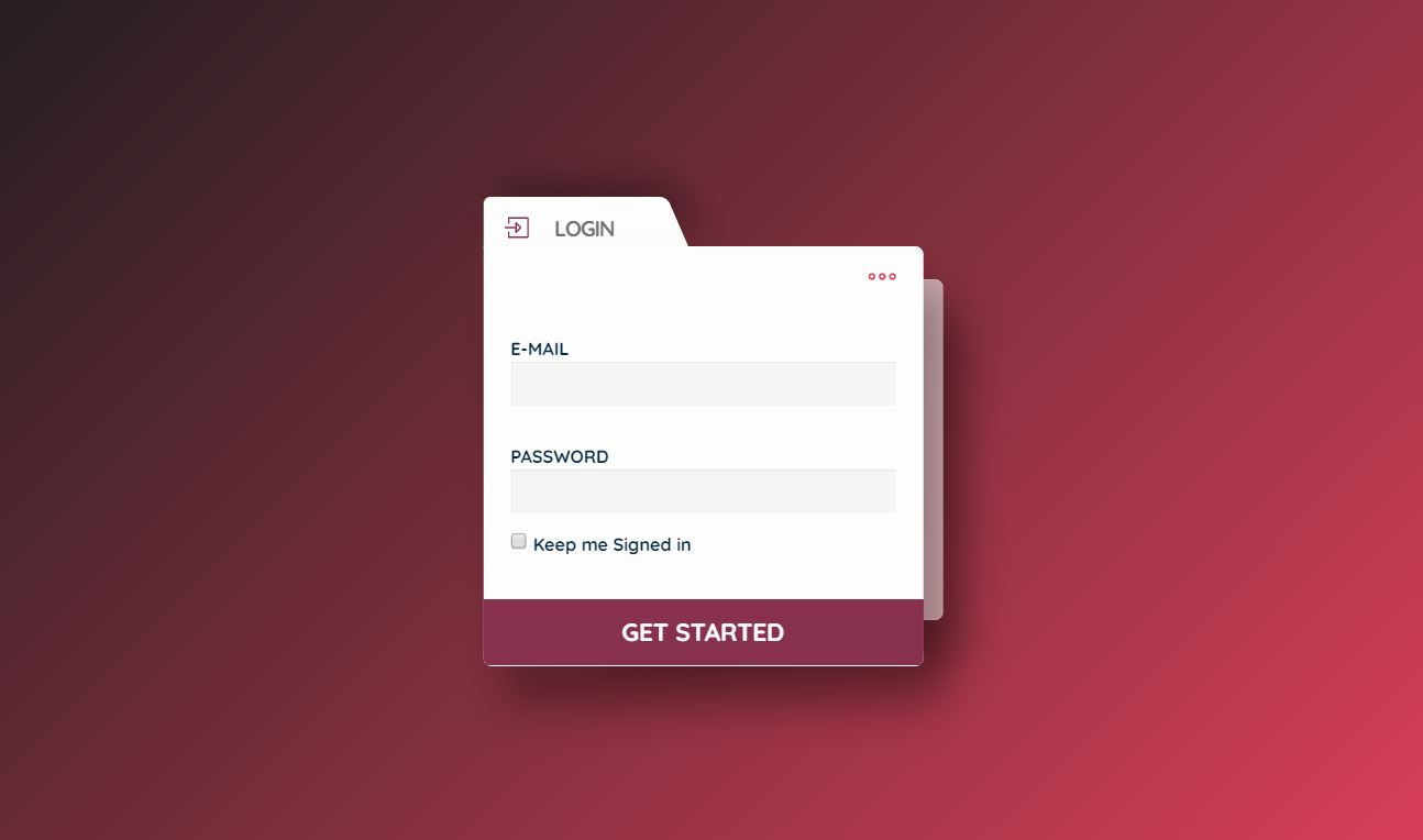 28+ JavaScript Login Form Design Examples - OnAirCode