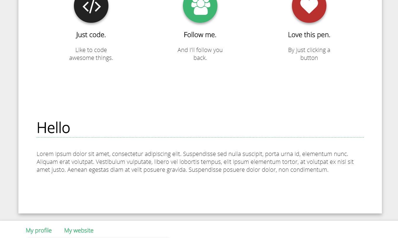 15+ JavaScript Footer Design Code Examples - OnAirCode