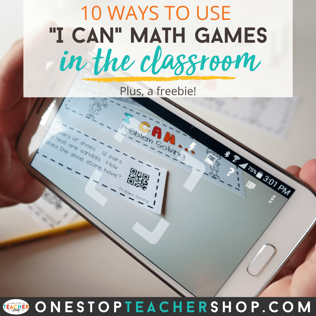 How to Use I Can Math Games in the Classroom - One Stop Teacher Shop