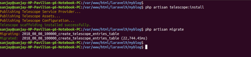 Laravel 9 How to Work with Telescope Tutorial