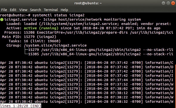 Setting Up Icinga 2 A Network Monitoring Solution On Ubuntu 17 10