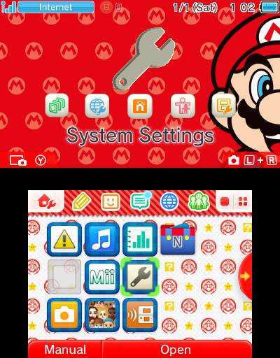 System Update Brings Themes to Nintendo 3DS - oprainfall