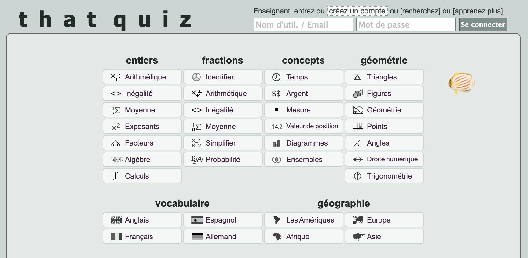 Outils pour quizz et qcm – Circonscription Bergerac Ouest