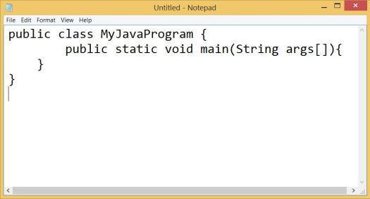How to Write a Simple Java Program - Step by Step Procedure with Illustration