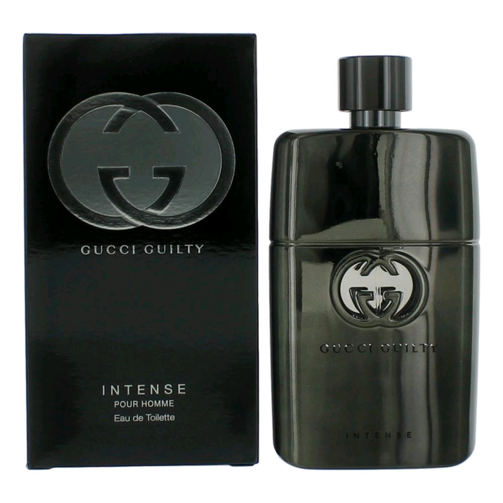 Gucci Guilty Intense By Gucci, 3 Oz Eau De Toilette Spray For Men | Jumpset