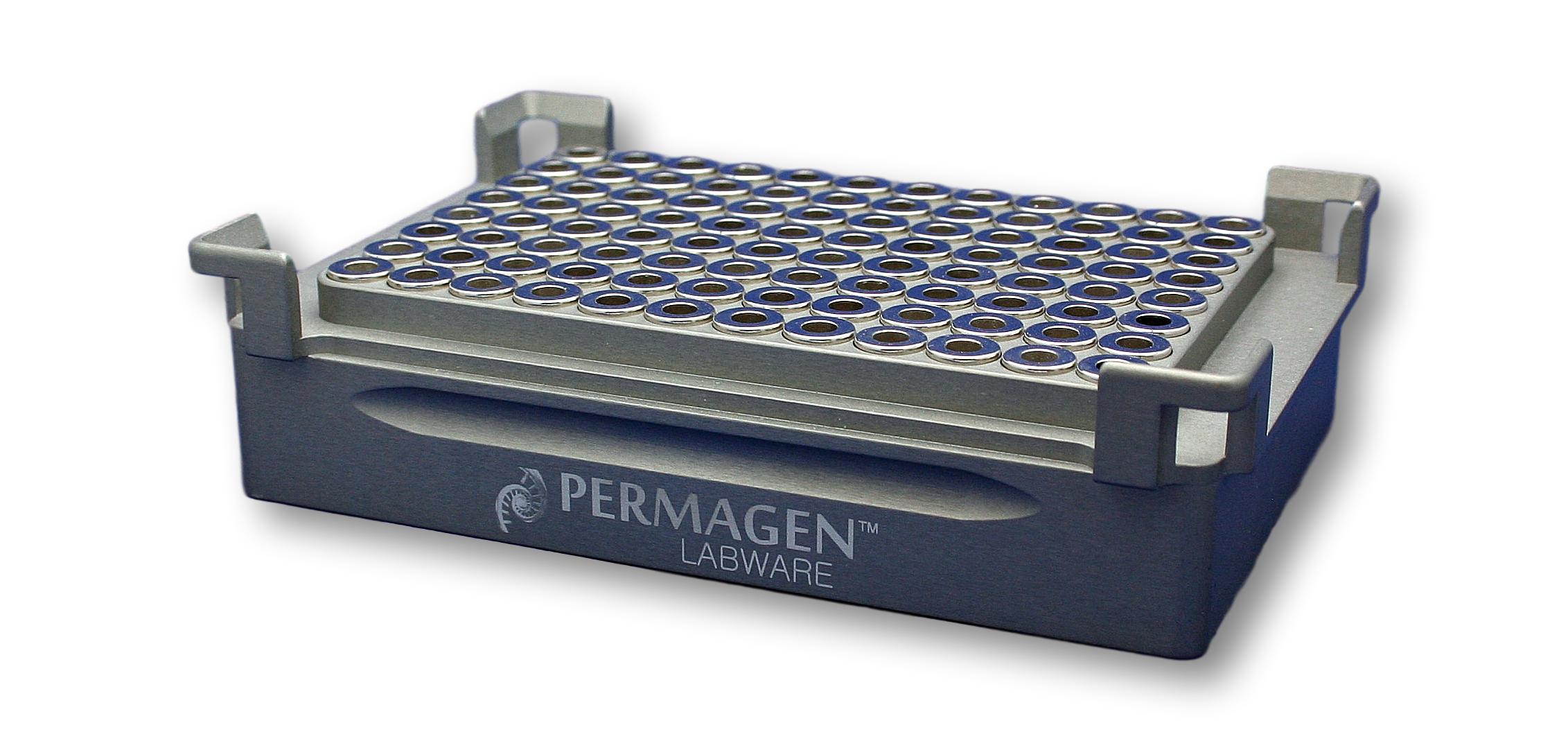 96-Well PCR Post Magnet Low Elution Plate | Permagen Labware