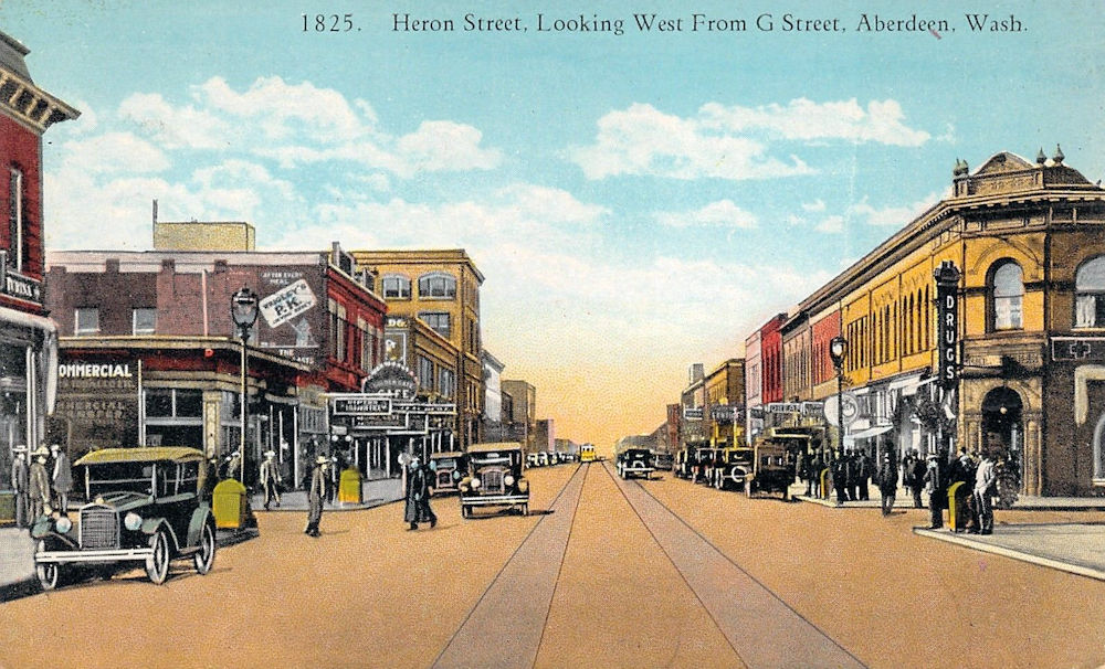 Washington – Aberdeen Postcards - Peter D. Paul.com