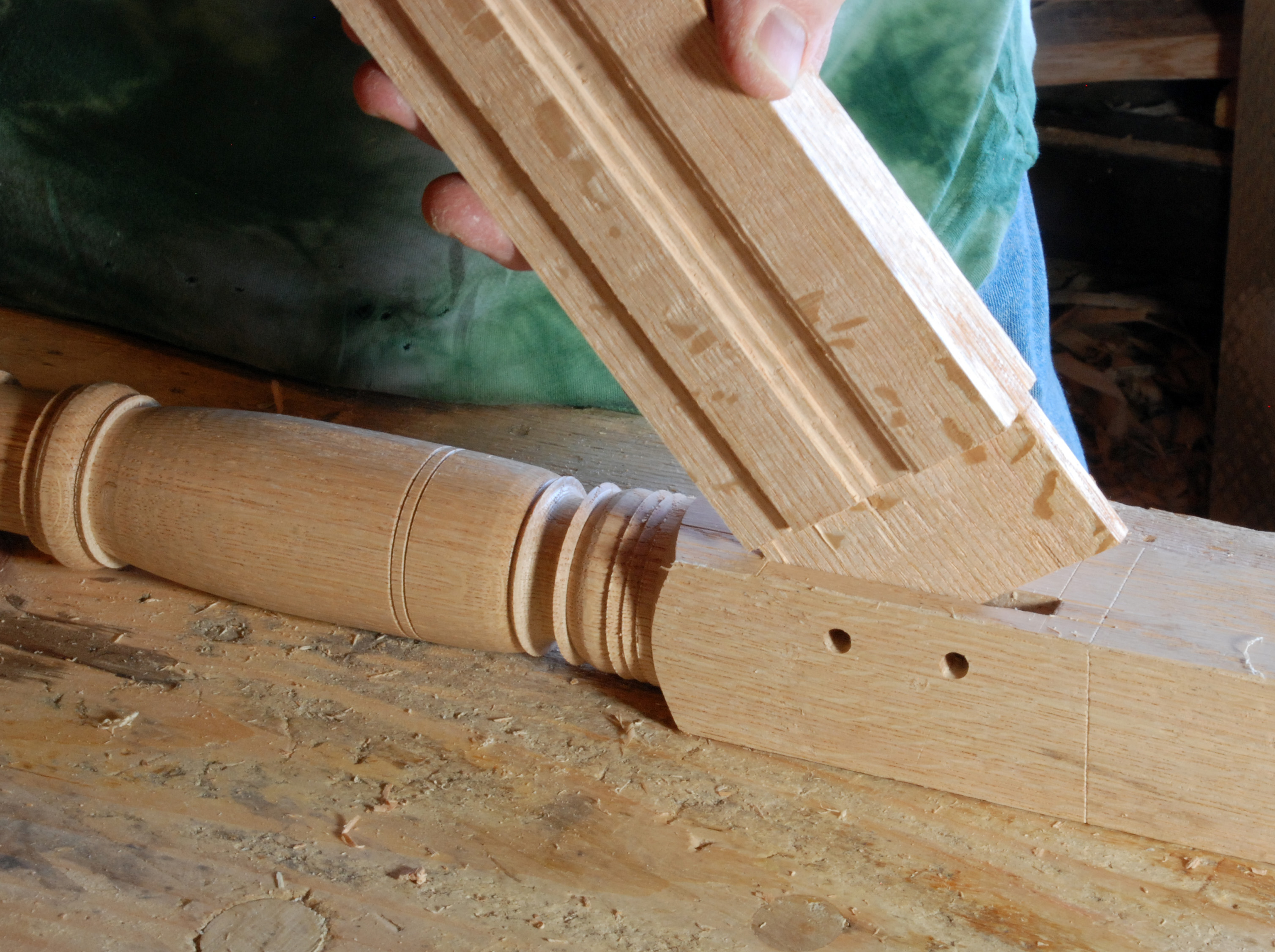 drawbored mortise and tenon | Peter Follansbee, joiner's notes