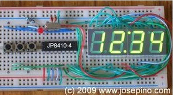 Led Light Clock Circuit Diagram