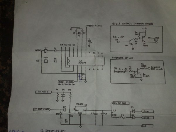 Circuit Diagram For Digital Clock Using Seven Segment Display