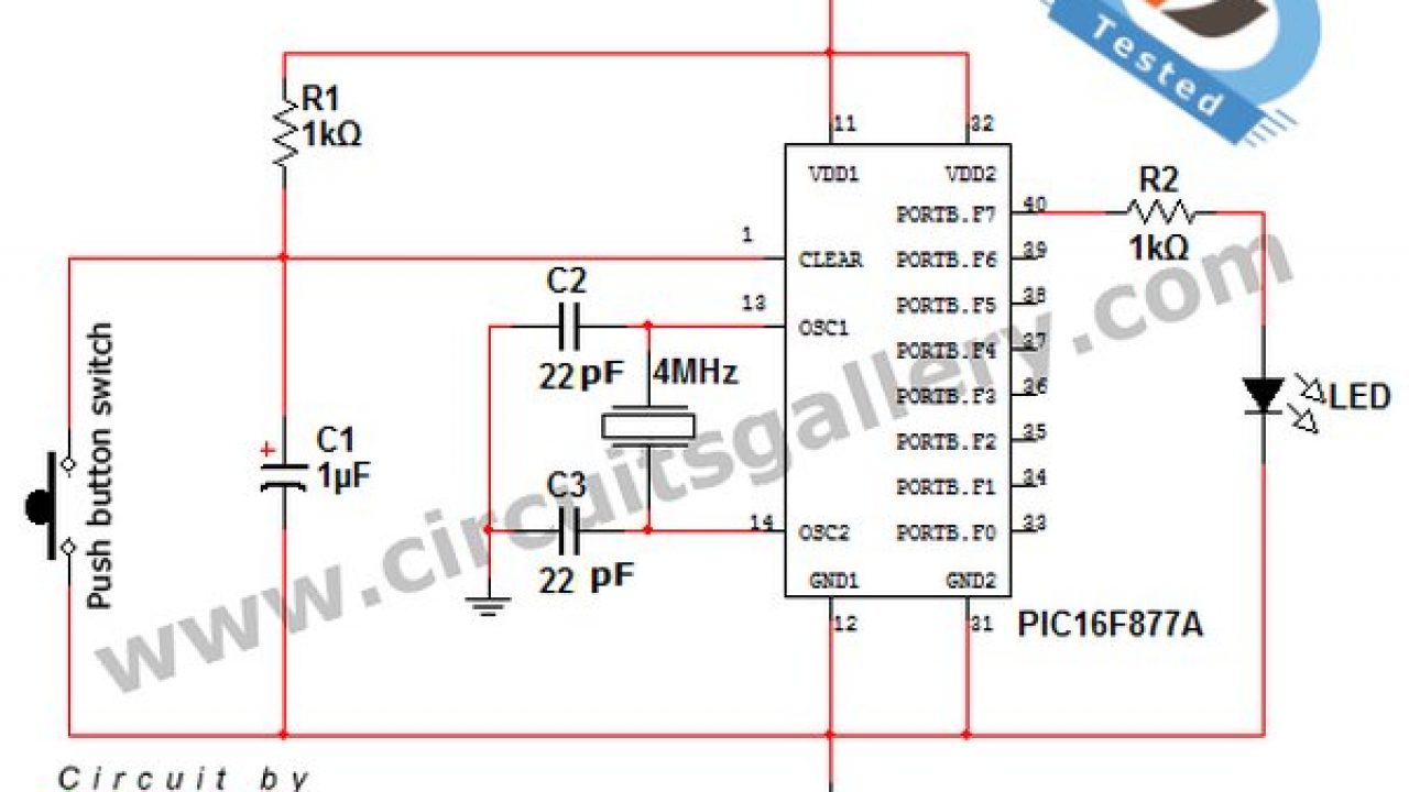 Microcontroller Schematic Diagram