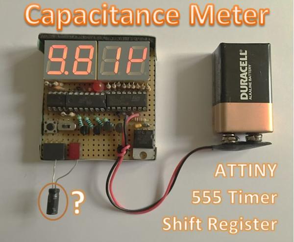 Capacitance Meter Schematic - Circuit Diagram