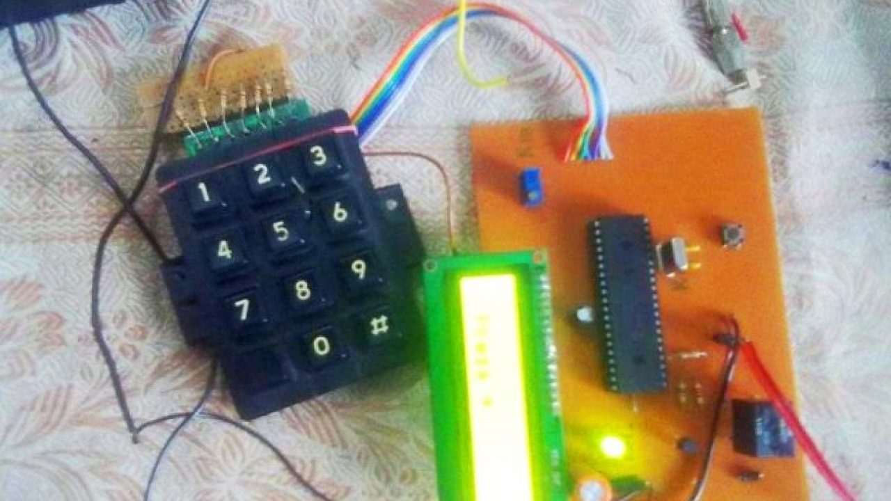 Electronic Code Lock Using 8051 Microcontroller Circuit Diagram Circuit Diagram