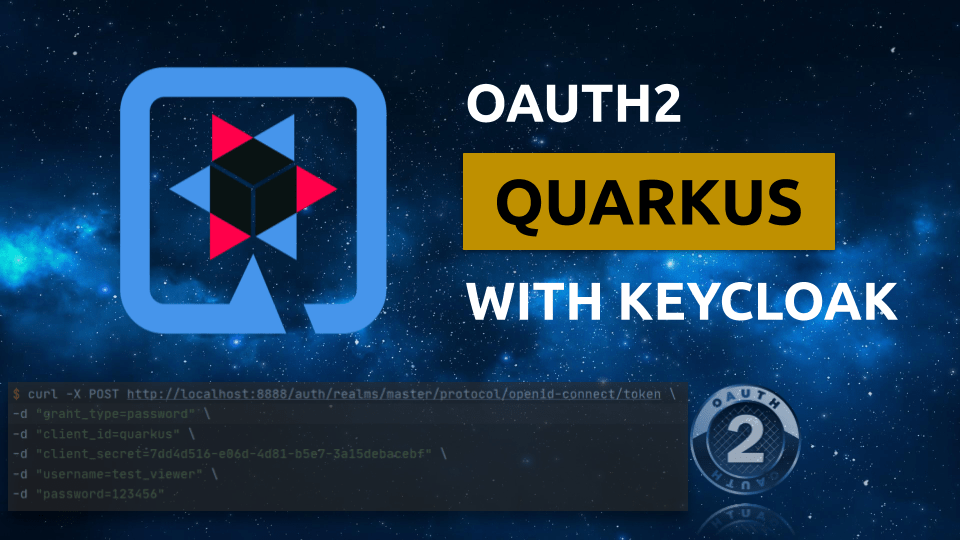 Quarkus OAuth2 and security with Keycloak - Piotr's TechBlog