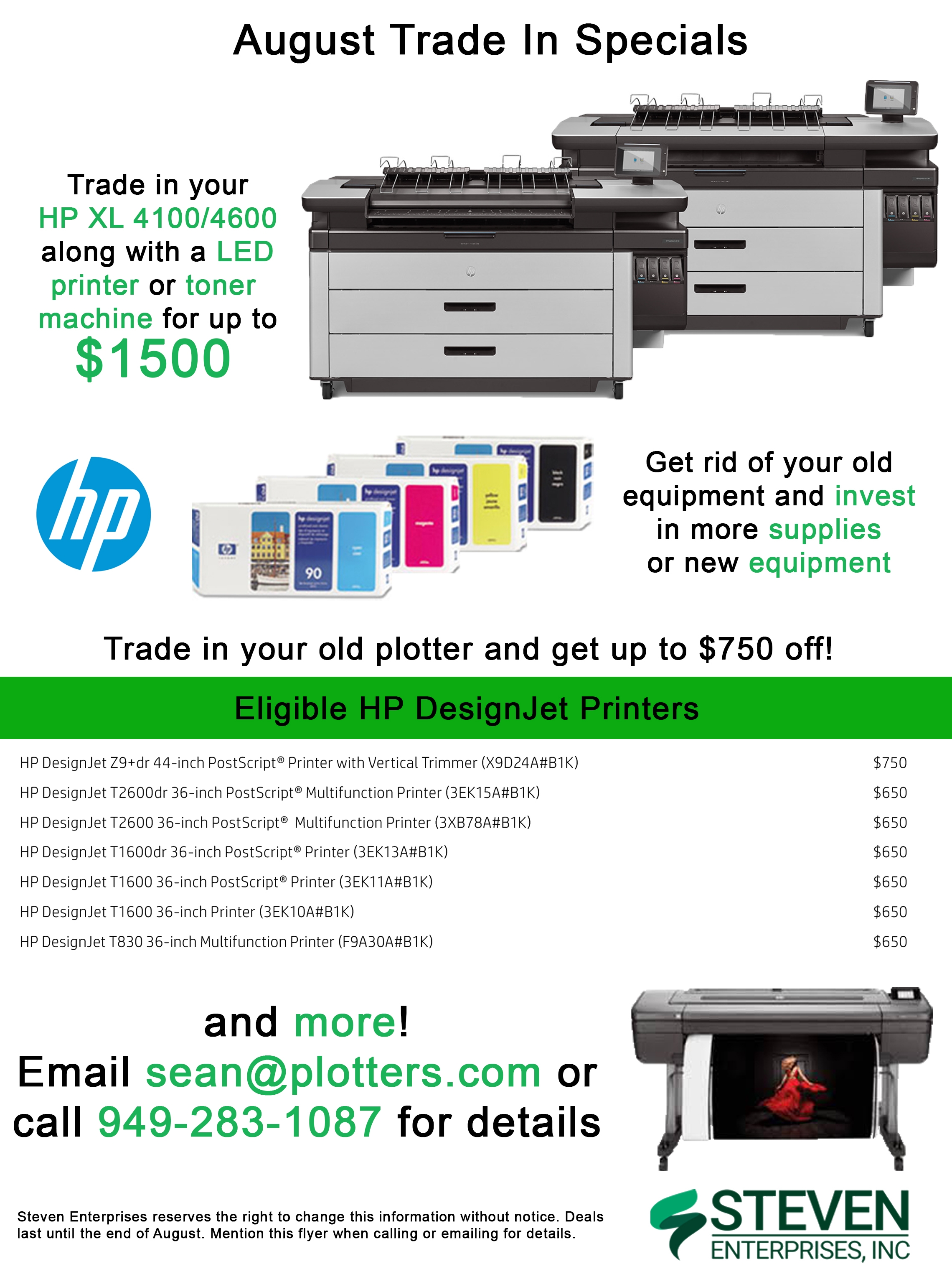 Industry's go-to for wide format solutions | Steven Enterprises