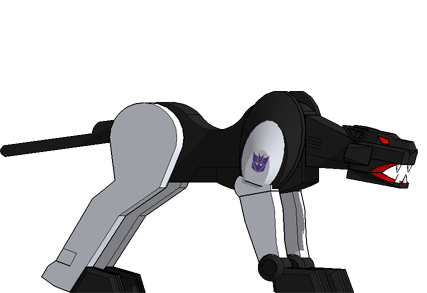 D09.1 Ravage – Transformation – Transformers Retro Pixel Art