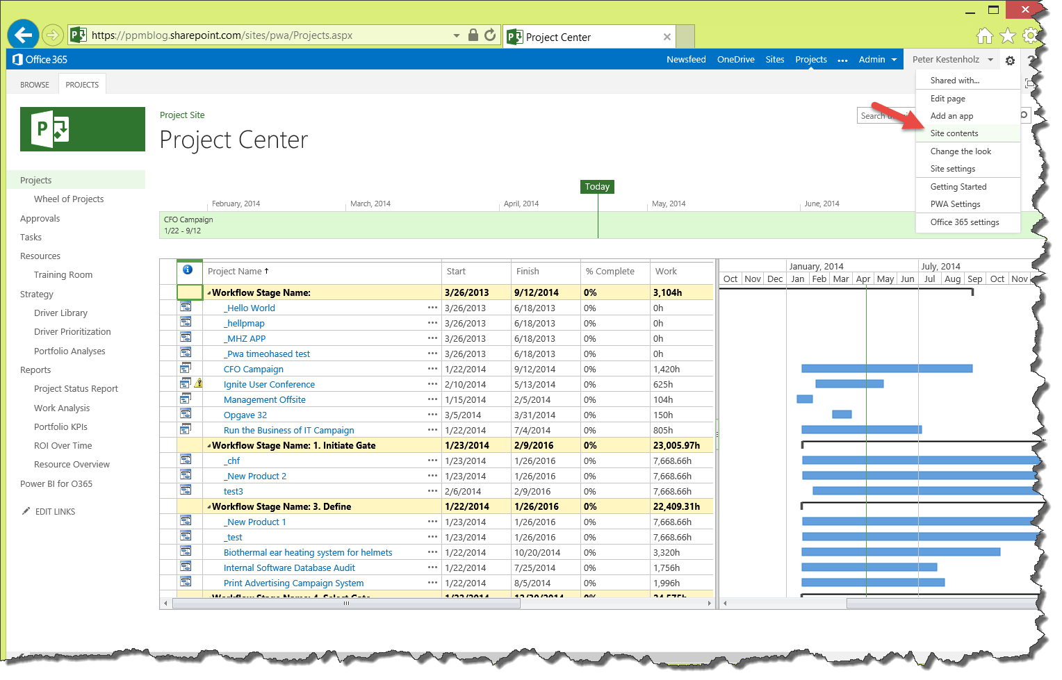 Background refresh your Project Online reports - PPM and Work ...