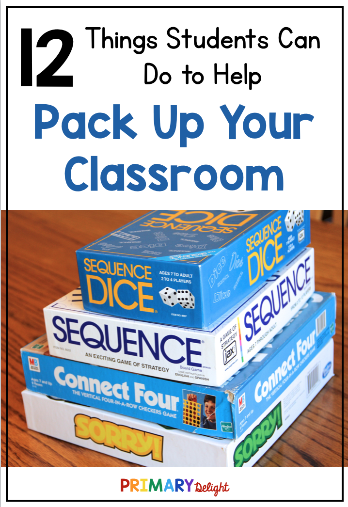 Tips for Packing Up Your Classroom with Students – Primary Delight