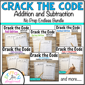 Free Printable Crack the Code Math - Primary Playground
