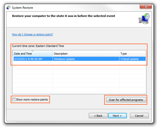 Learn how to use System Restore Point in Windows 7 • Pureinfotech