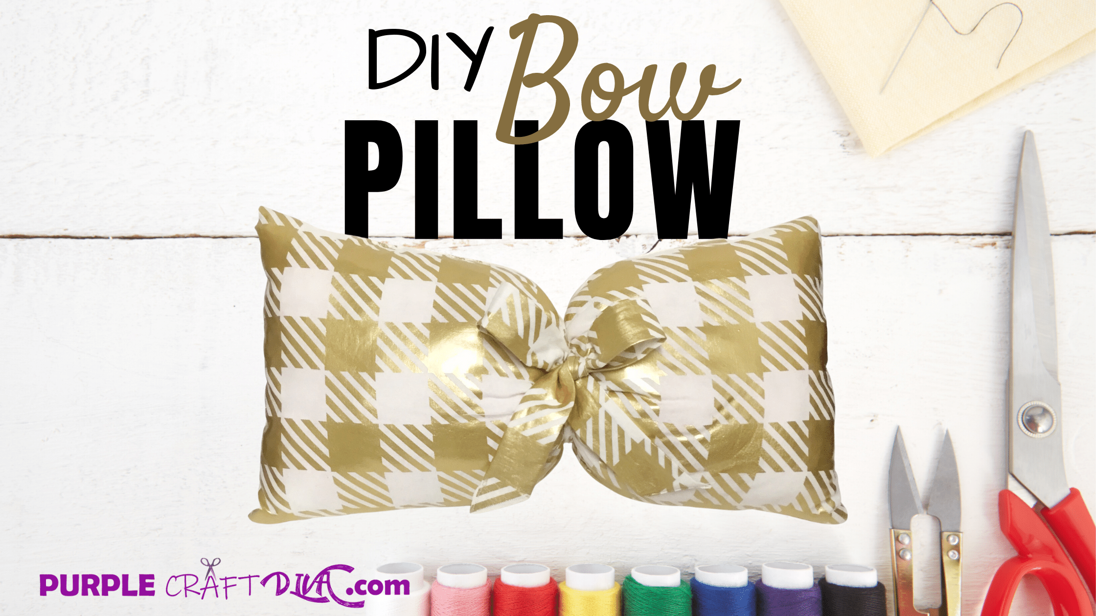 How To Make a Pillow with Lumbar Support ⋆ Purple Craft Diva sewing ...
