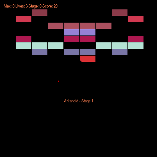 Arkanoid 2.7 with Pygame - Mouse control | python programming