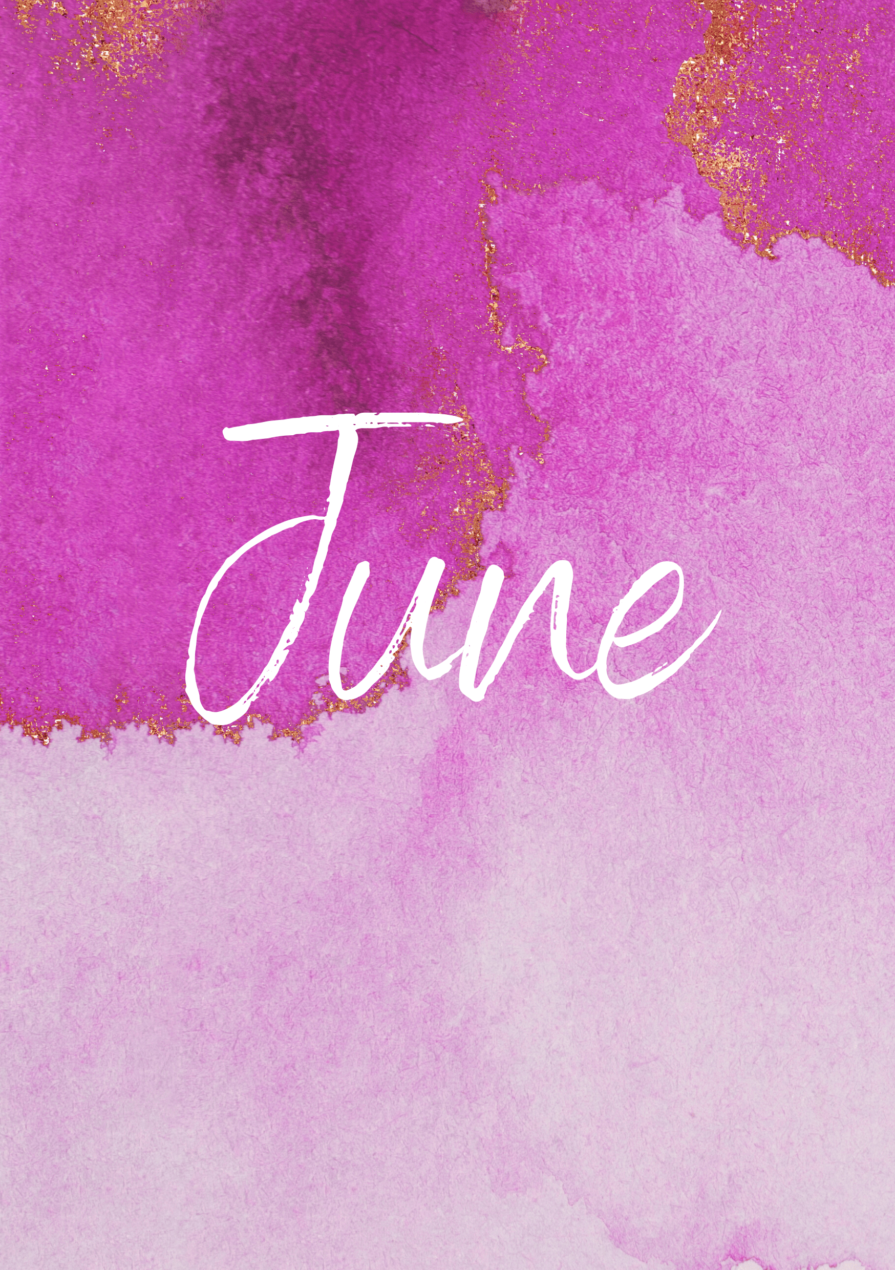 Free Printable Bullet Journal Cover Pages For June - Rad Planner