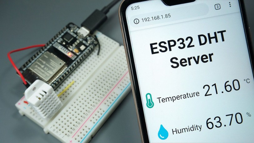 Esp32 Dht11dht22 Web Server Using Arduino Ide Random Nerd Tutorials 9636