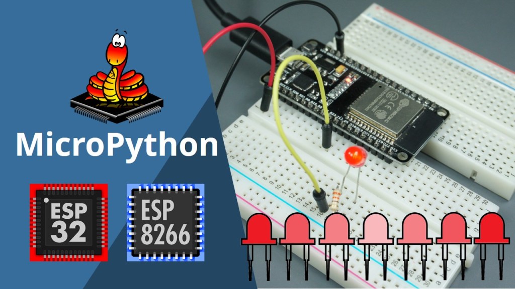 Esp32esp8266 Pwm With Micropython Dim Led Random Nerd Tutorials 7574