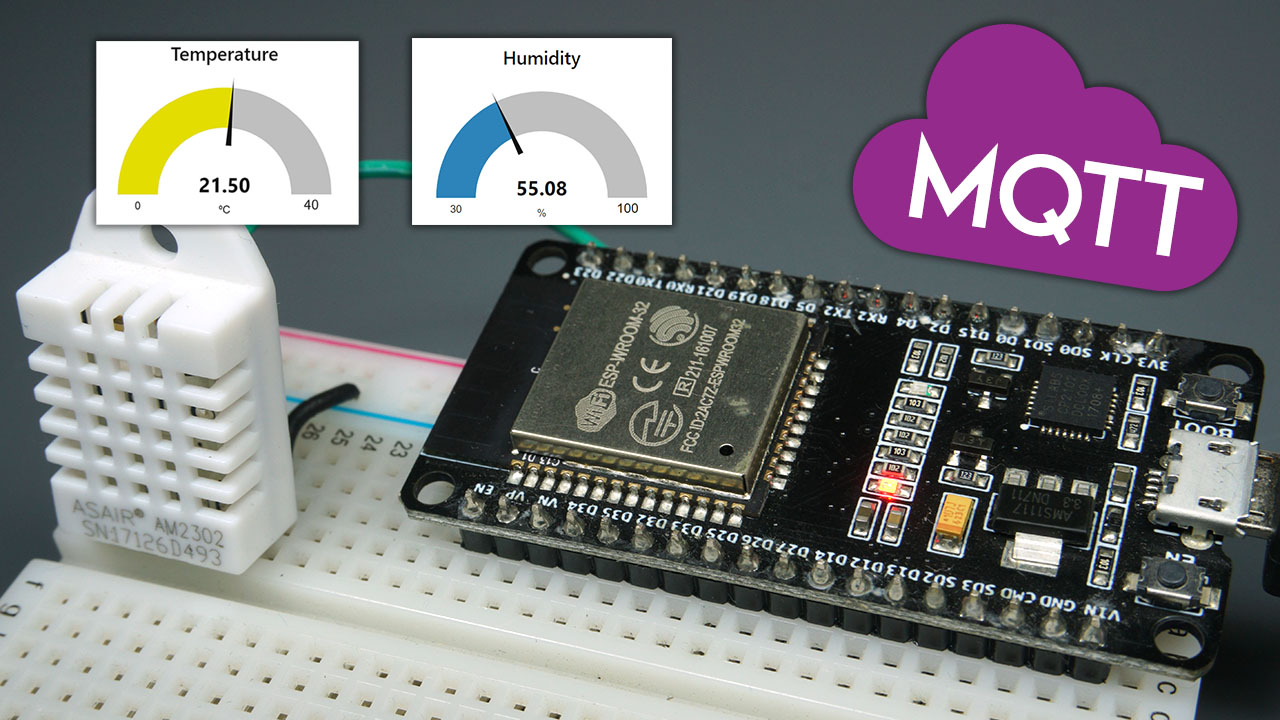 Esp32 Mqtt Publish Dht11dht22 Temperature And Humidity Readings Arduino Ide Random Nerd