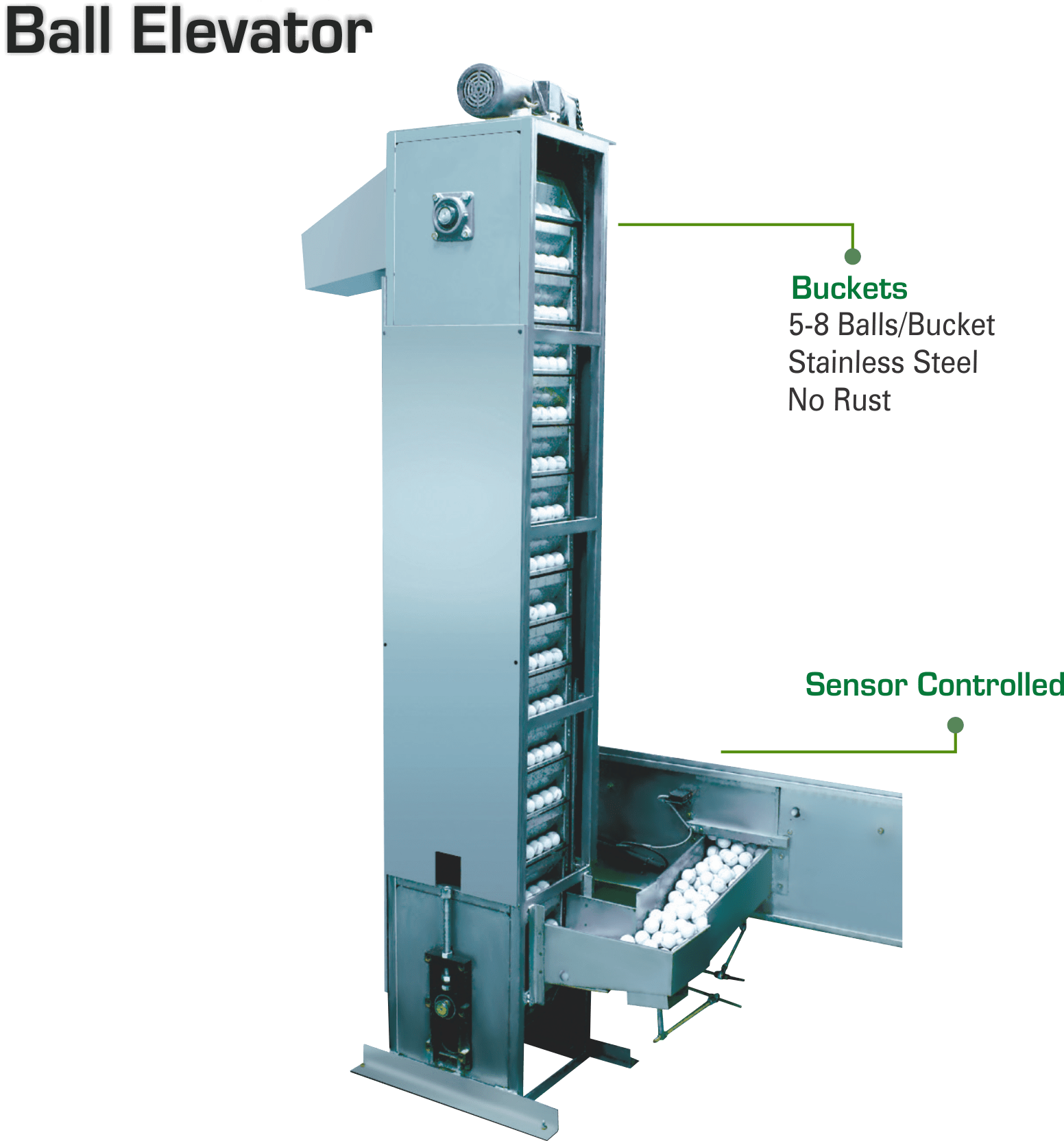 Golf Ball Elevator - Range Automation Systems
