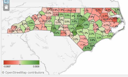Lee County ranks 8th in NC in 4-year population growth – THE RANT