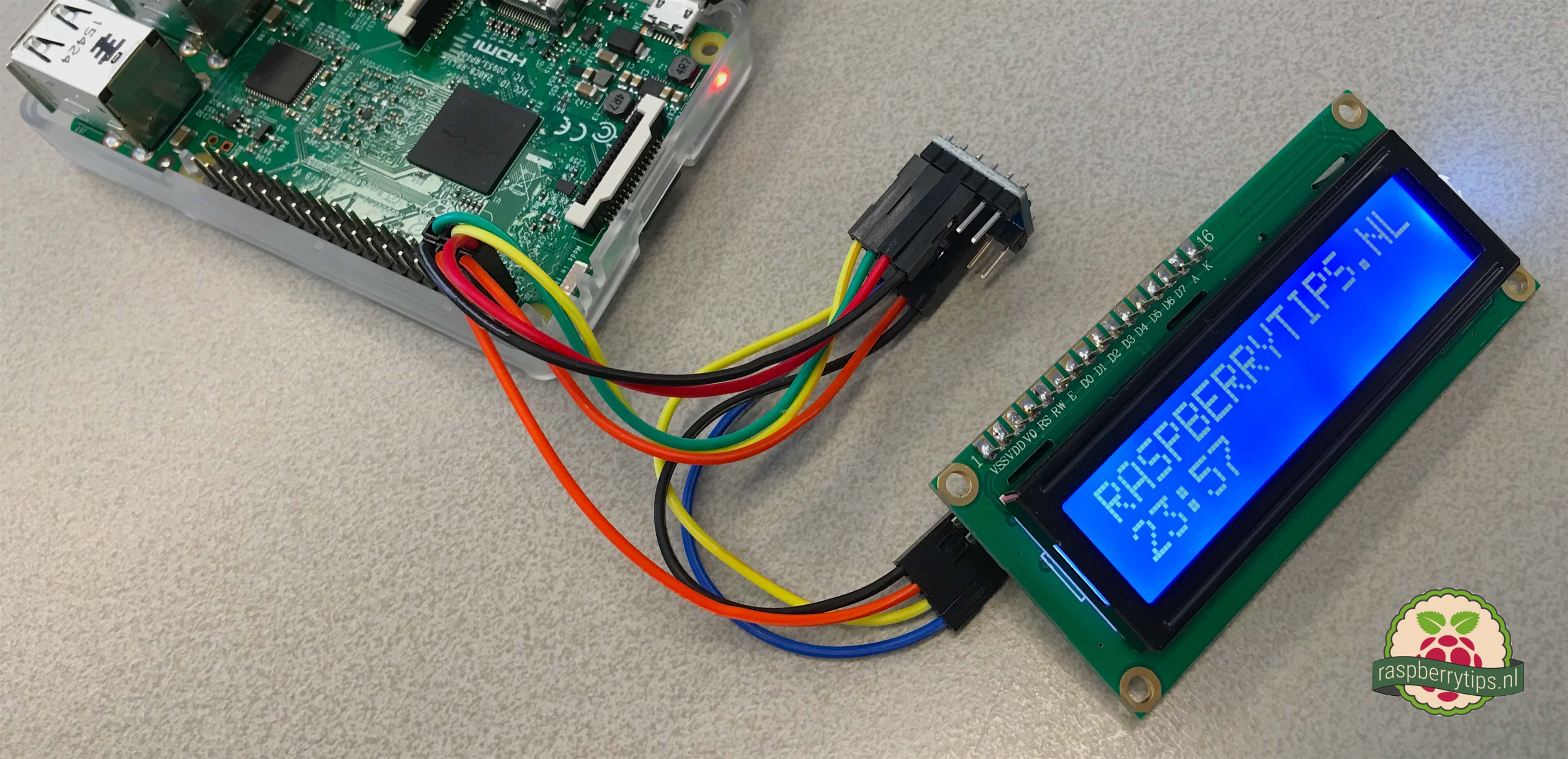 Een I2C LCD scherm aansturen met een Raspberry Pi
