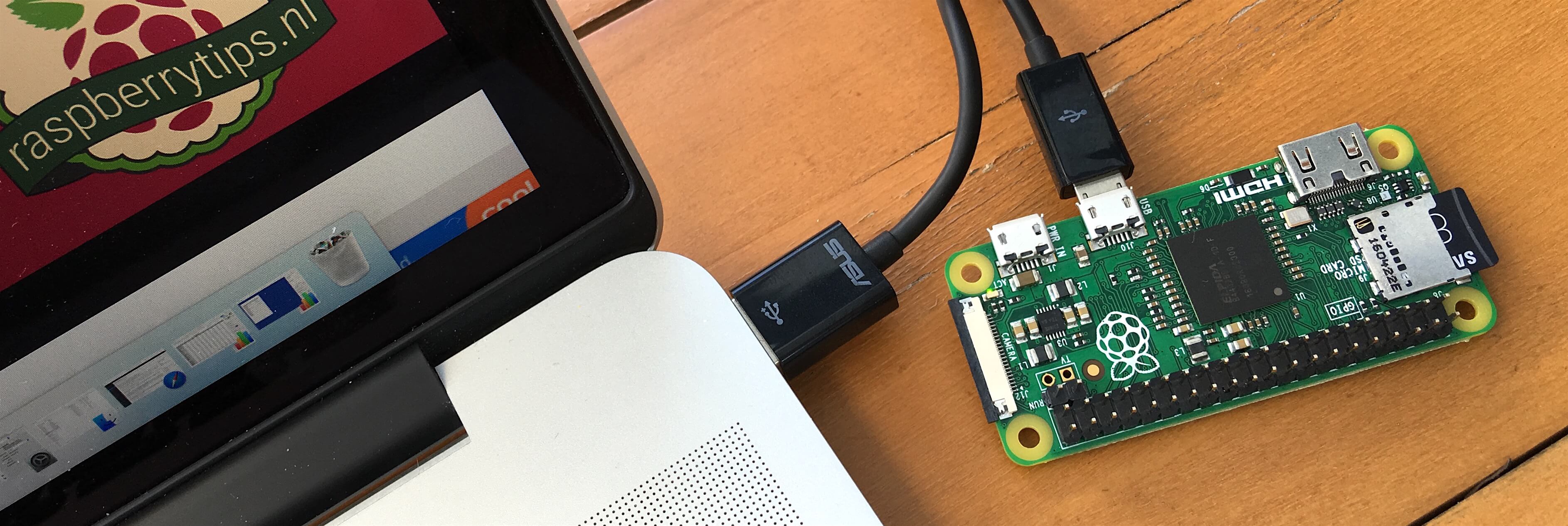 Raspberry Pi Zero configureren via de USB OTG poort • raspberrytips.nl