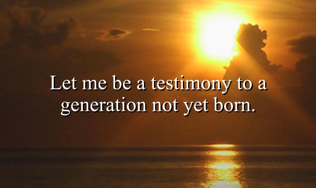 God, May Future Generations Praise You Because of Me | Ray Noah