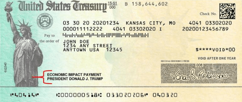 Remember when Trump... included his name on COVID-19 stimulus checks ...