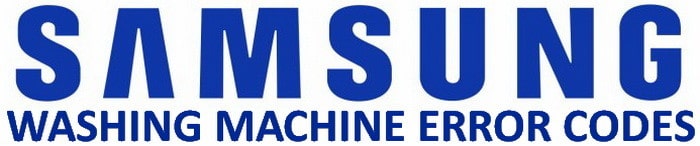 Samsung Washing Machine Error Fault Codes | RemoveandReplace.com