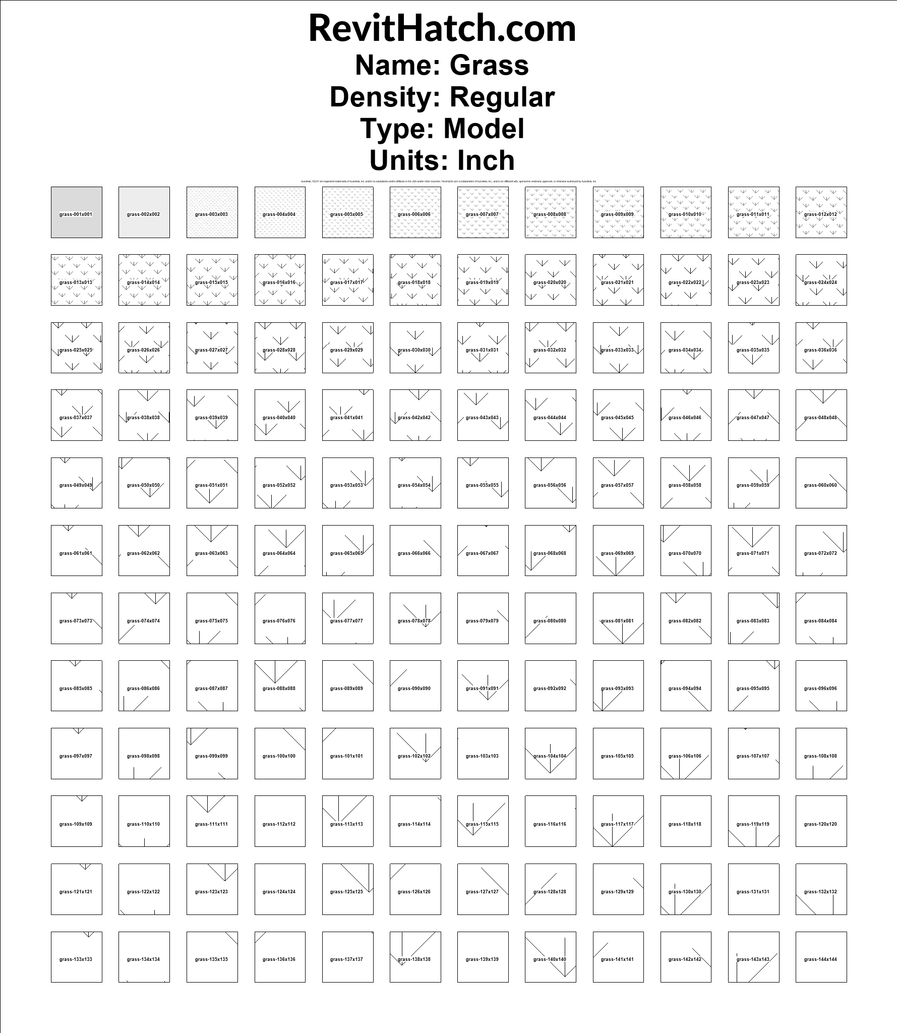 Grass – Revit Hatch