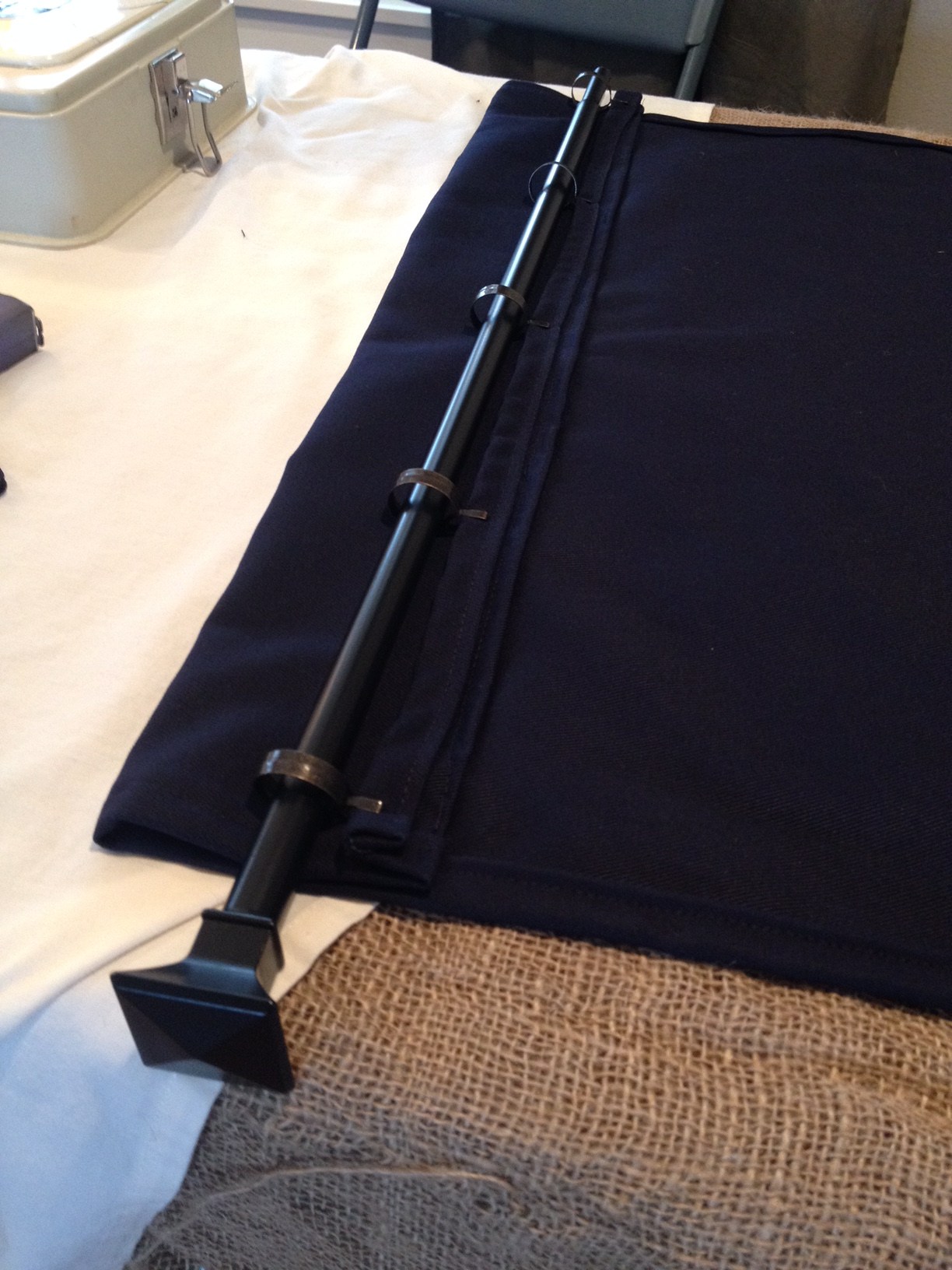 DIY Hidden Tab Curtains Using Cafe Rings - Rustic Honey