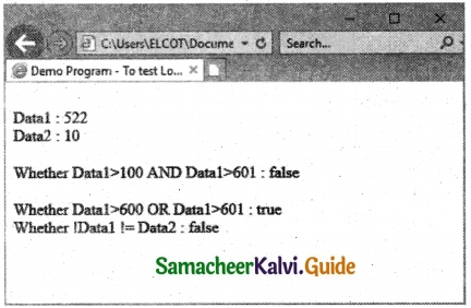 Samacheer Kalvi 11th Computer Applications Guide Chapter 14 ...